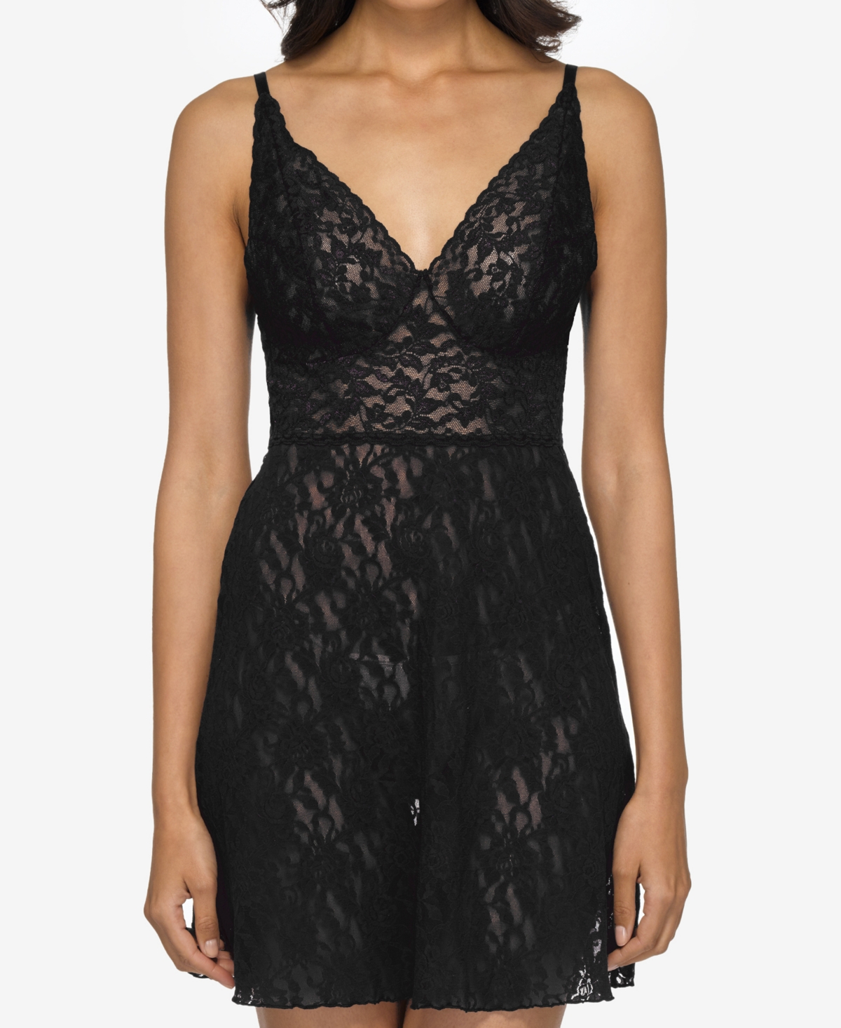 Click here for Hanky Panky Retro Lace Lingerie Chemise 485701 - B... prices