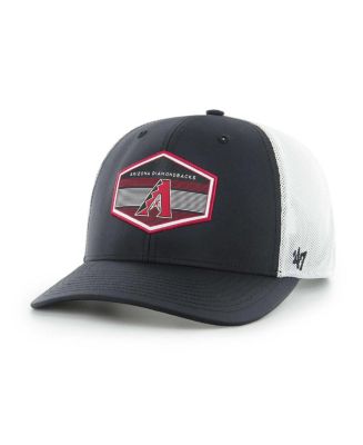 '47 Brand Men's Black, White Arizona Diamondbacks Burgess Trucker ...