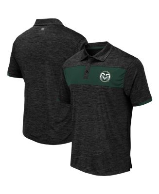 Men's Colosseum Black Colorado State Rams Nelson Polo Shirt - Macy's