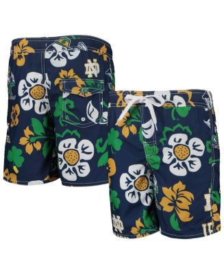 Big Boys and Girls Wes & Willy Navy Notre Dame Fighting Irish Floral ...