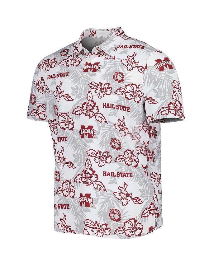 Reyn Spooner Men's White Mississippi State Bulldogs Performance Polo ...