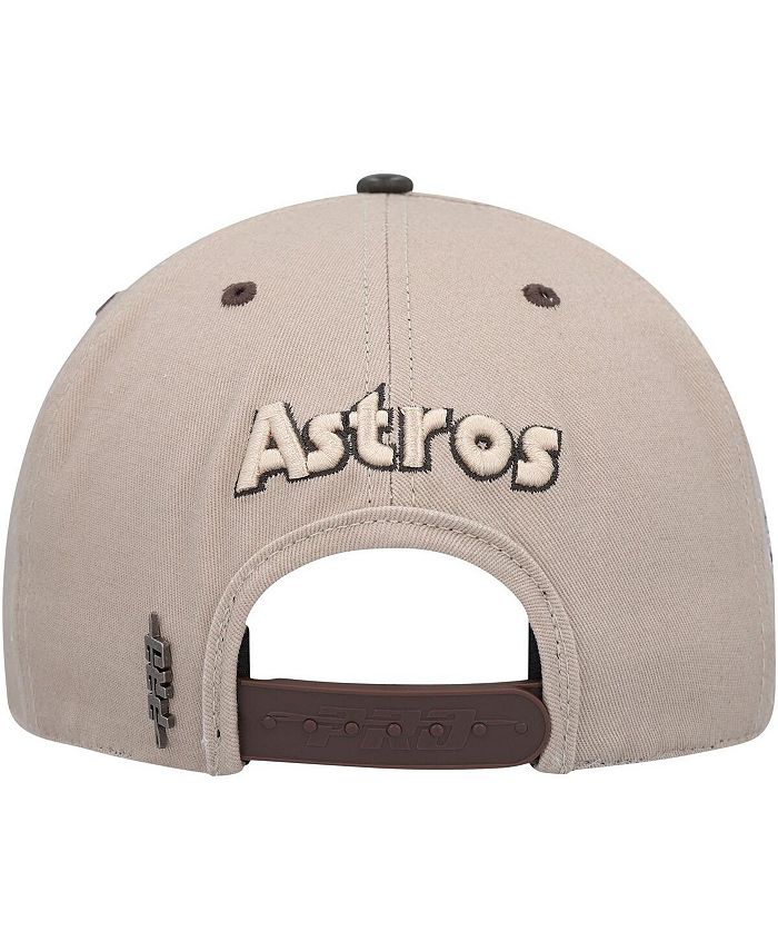 Pro Standard Men's White, Brown Houston Astros Chocolate Ice Cream Drip ...