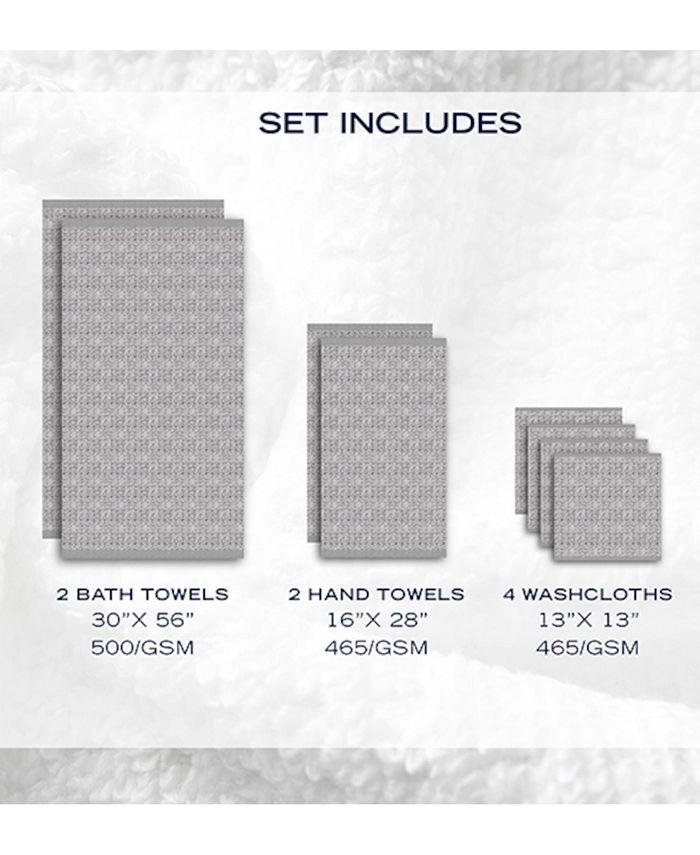 Nautica Oasis Solid Cotton Terry Quick Dry 8 Piece Towel Set - Macy's