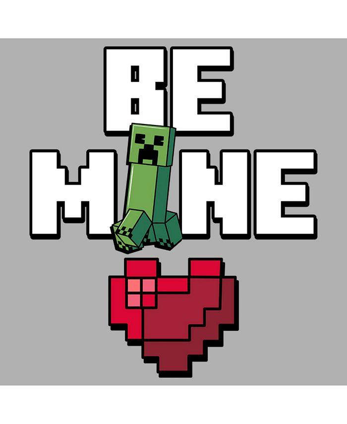 Microsoft Boy's Minecraft Be Mine Creeper Child T-Shirt - Macy's