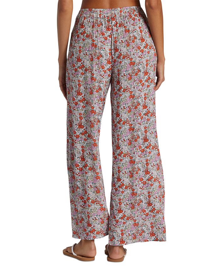 Roxy Juniors' Midnight New Avenue Wide-Leg Pants - Macy's