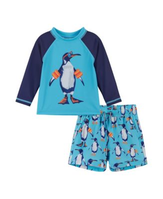 Infant Boys Long Sleeve Rash Guard Set - Macy's