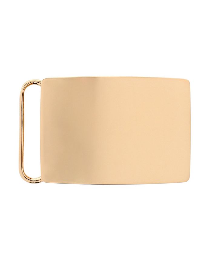 TRAFALGAR Men's 30mm 24K Gold Over Brass Compression Belt Buckle - Macy's