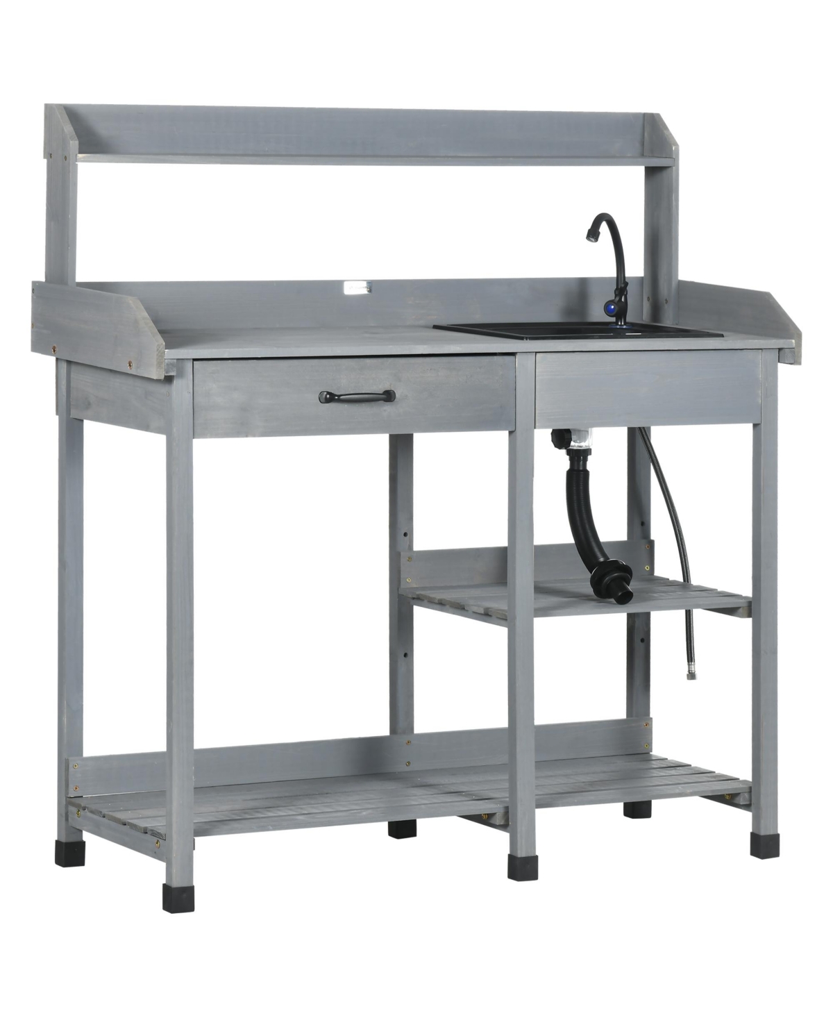 Click here for Outsunny Potting Bench Table  Includes Removable O... prices