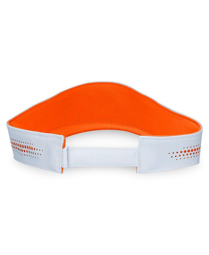 Top of the World Men's White Clemson Tigers Flare Adjustable Visor - Macy's