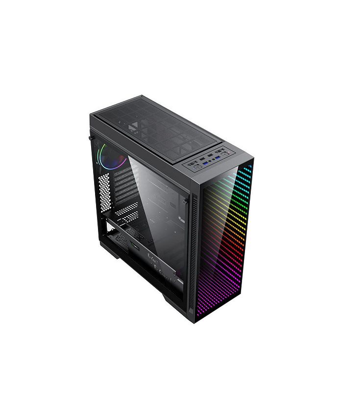 GameMax Steel & Tempered Glass ATX Full Tower Gaming Computer Case with ...