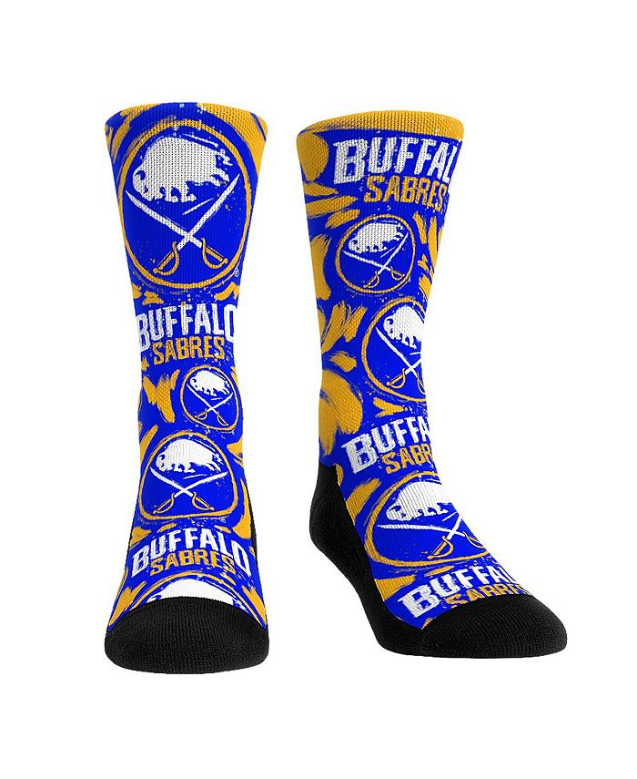 Rock 'Em Men's and Women's Socks Buffalo Sabres Allover Logo and Paint ...
