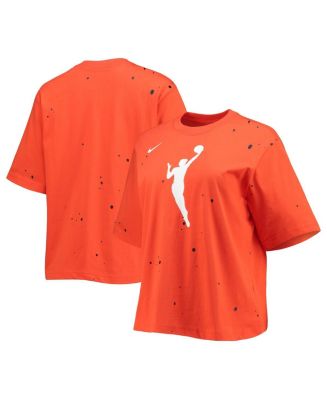 Women's Nike Orange WNBA Boxy Splatter T-shirt - Macy's