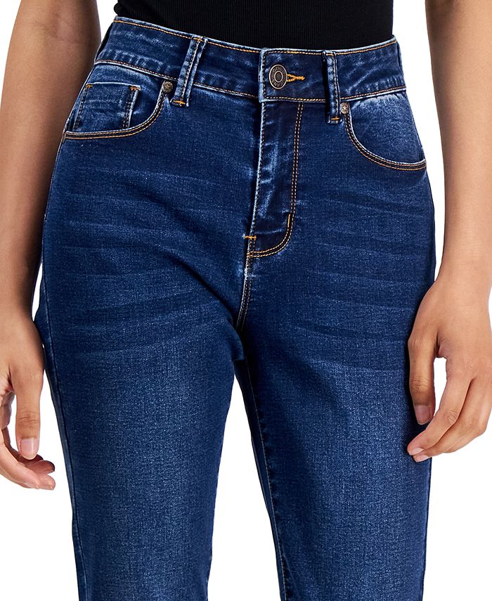 Gogo Jeans Juniors' High-Waist Basic Curvy Skinny Jeans - Macy's