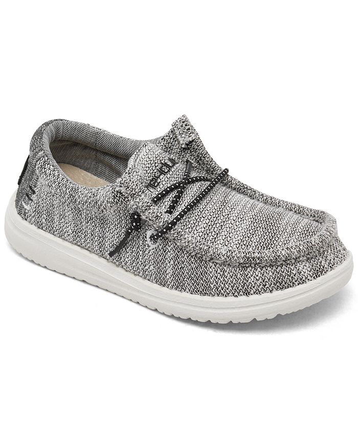 Hey Dude Toddler Kids Wally Stretch Casual Moccasin Sneakers from Finish Line - Macy's