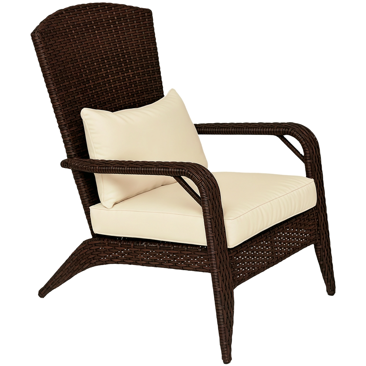 Click here for Outsunny Patio Wicker Adirondack Chair  Outdoor Al... prices