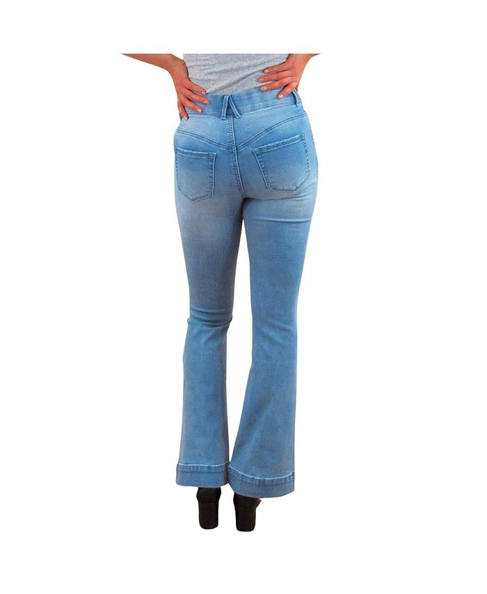 Indigo Poppy Postpartum Five Button Slim Bootcut Jeans - Macy's