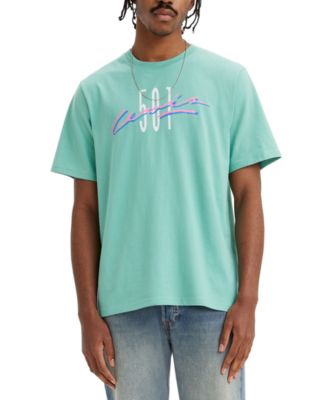 Levi's® Men's Relaxed-Fit Short-Sleeve 501 Logo T-Shirt - Macy's
