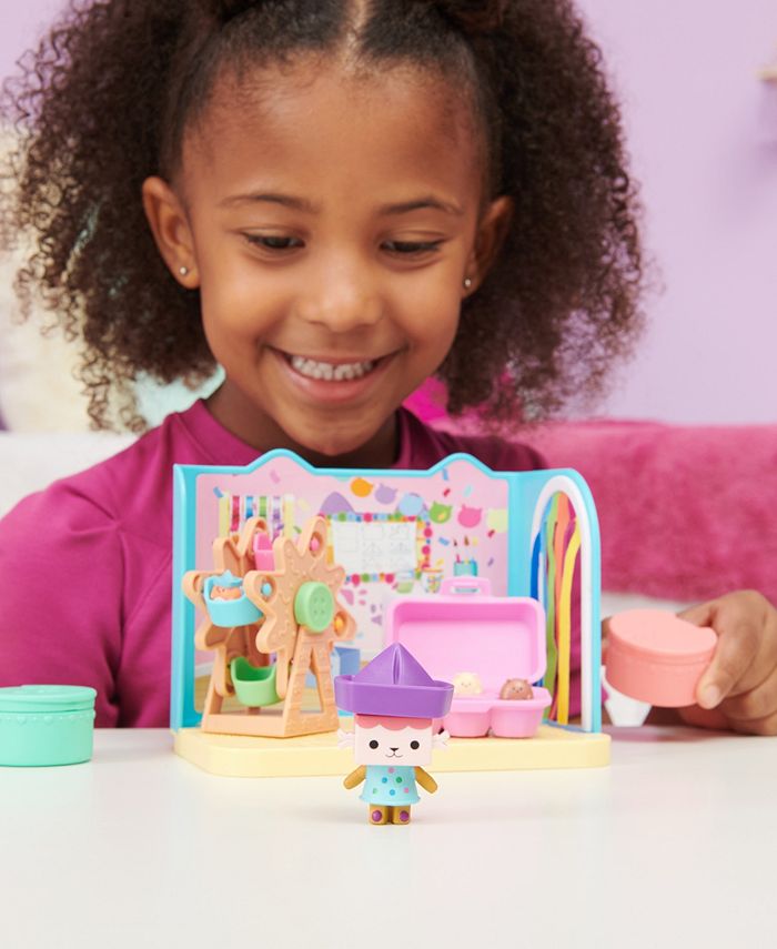 Gabby's Dollhouse Baby Box Cat Craft-A-Riffic Room with Figure ...