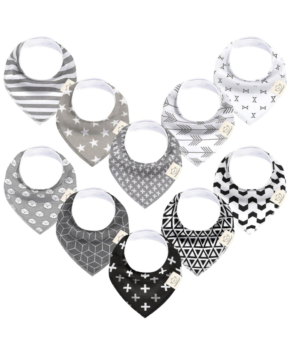 Click here for KeaBabies 10pk Baby Bandana Bibs  Cotton Baby Droo... prices