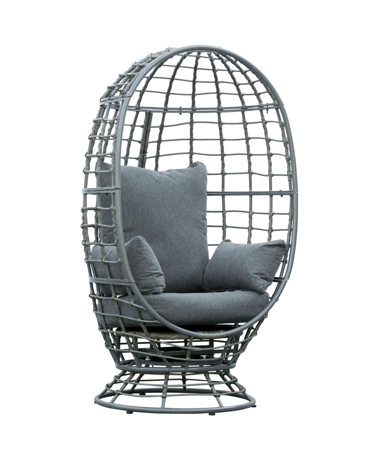 Click here for Outsunny Outdoor Wicker Egg Chair with Cushions an... prices