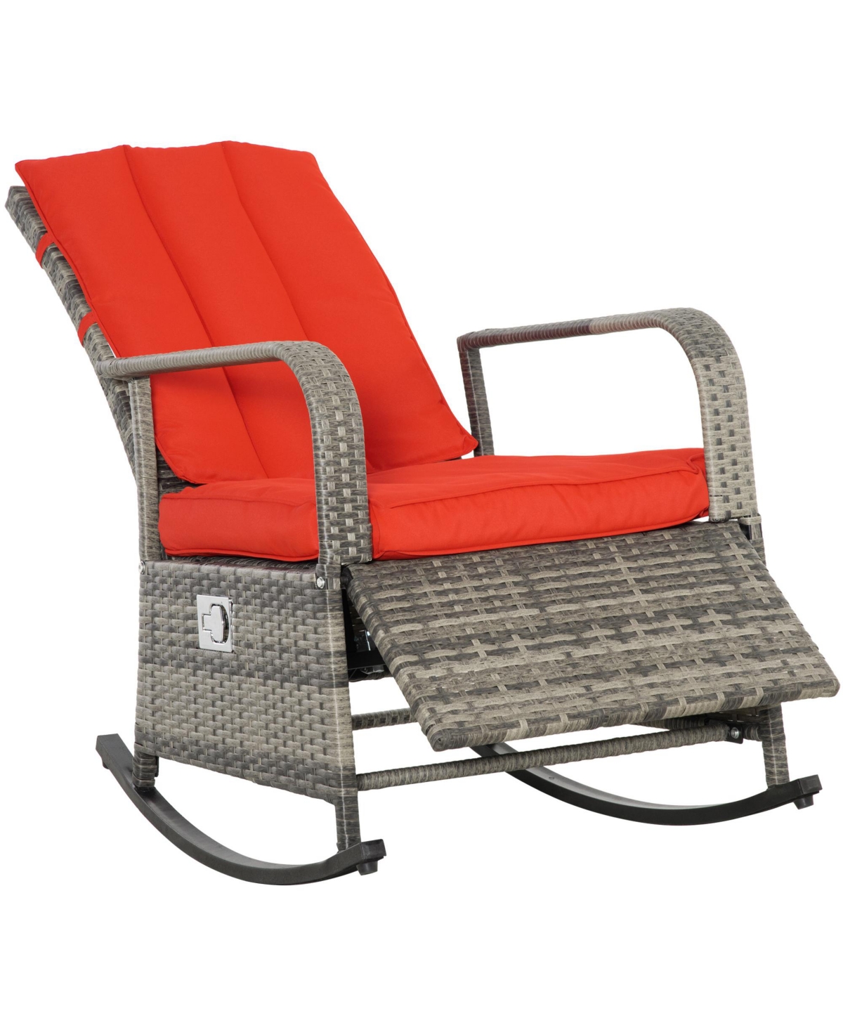 Click here for Outsunny Outdoor Rattan Wicker Rocking Chair Patio... prices