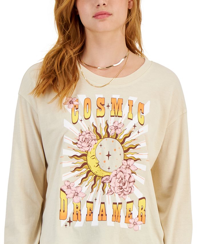 Rebellious One Juniors' Cosmic Dreamer Long-Sleeve T-Shirt - Macy's