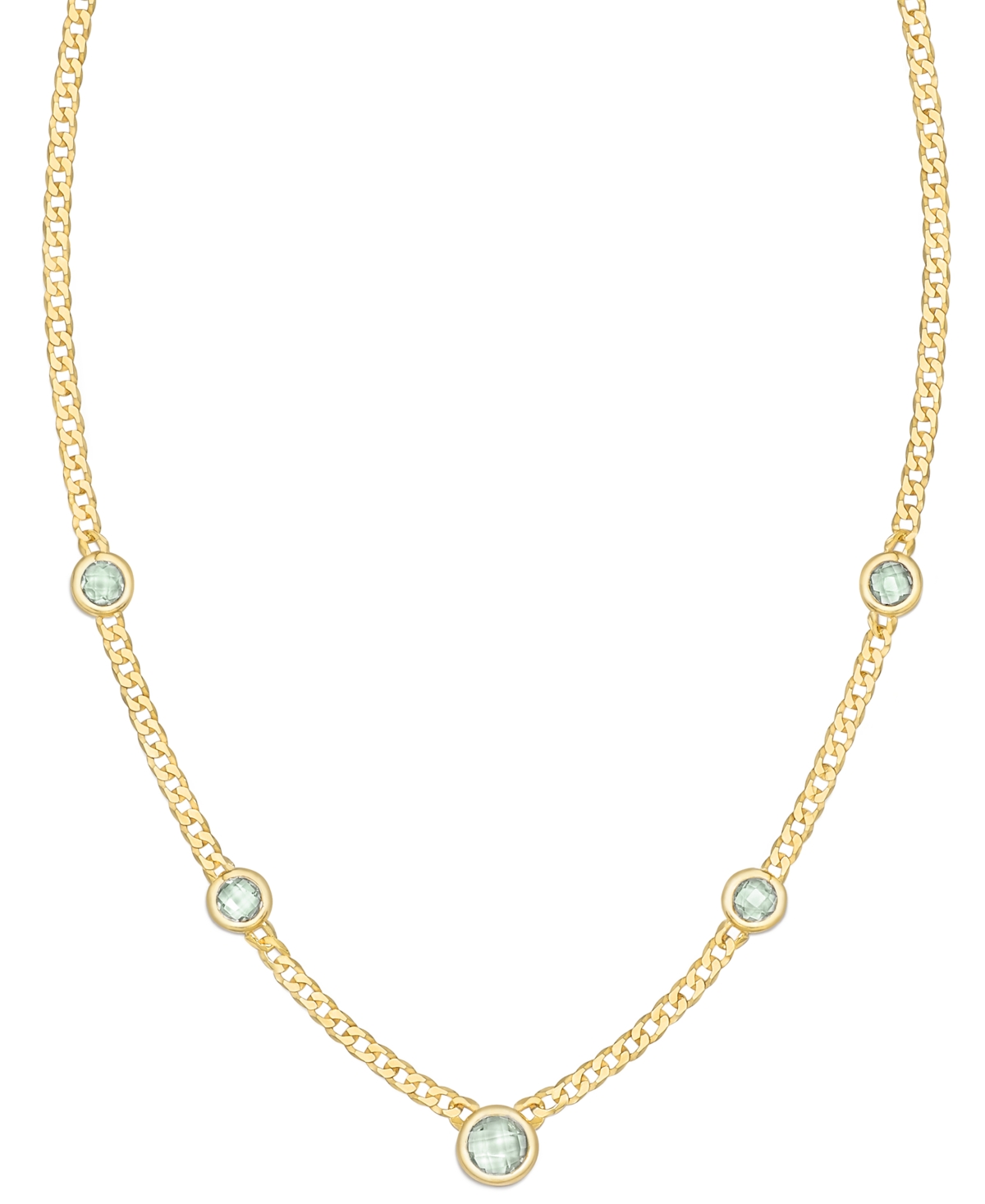 Click here for Citrine Bezel 18 Statement Necklace (3 ct. t.w.) i... prices