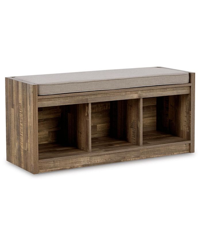 Signature Design By Ashley Gerdanet Storage Bench - Macy's