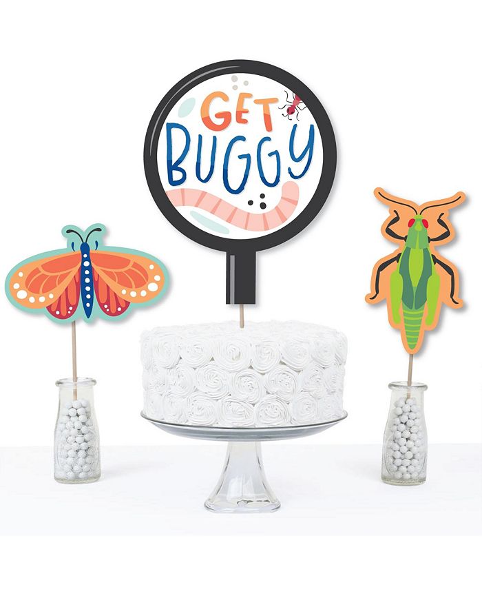 Big Dot of Happiness Buggin' Out Bugs Birthday Party Centerpiece Sticks ...
