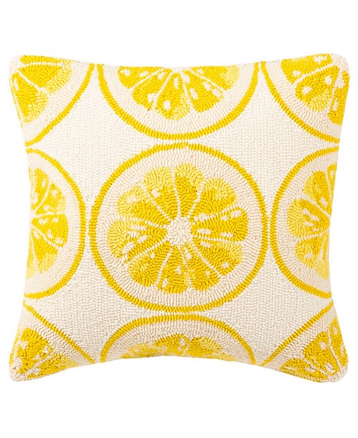 Safavieh Indoor/Outdoor Lemon Squeeze 20" x 20" Pillow - Macy's