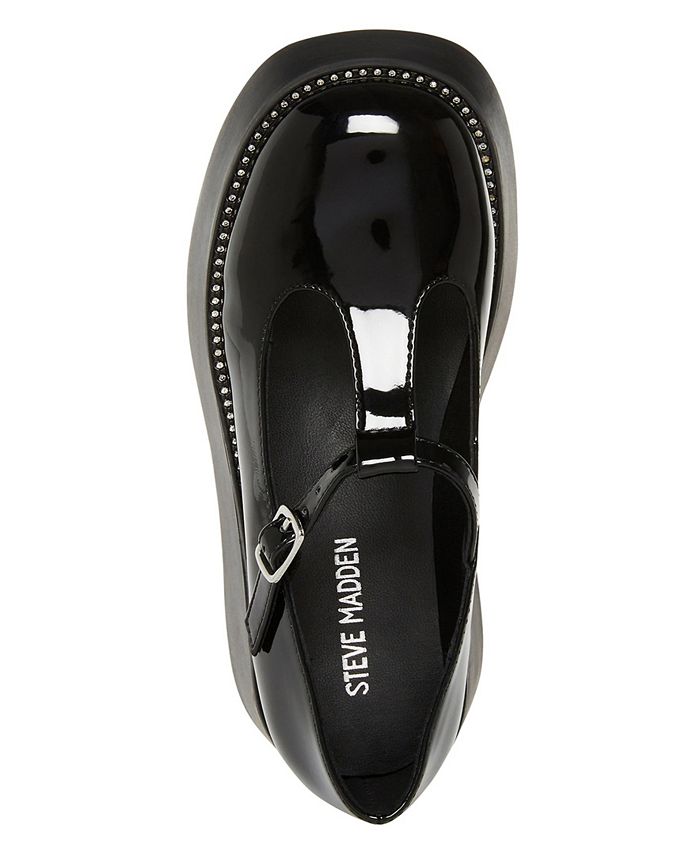 Steve Madden Little Girls JFIDDLE Mary Jane Buckle Closure Dress Shoes ...