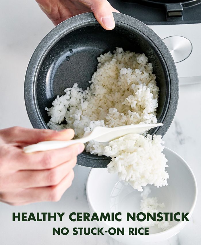 GreenPan 8-Cup Ceramic Nonstick Electric Rice Cooker - Macy's