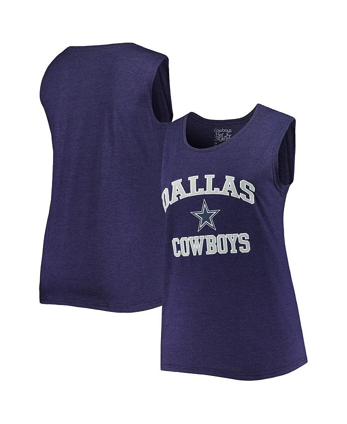 Fanatics Women's Navy Dallas Cowboys Plus Size Tank Top - Macy's