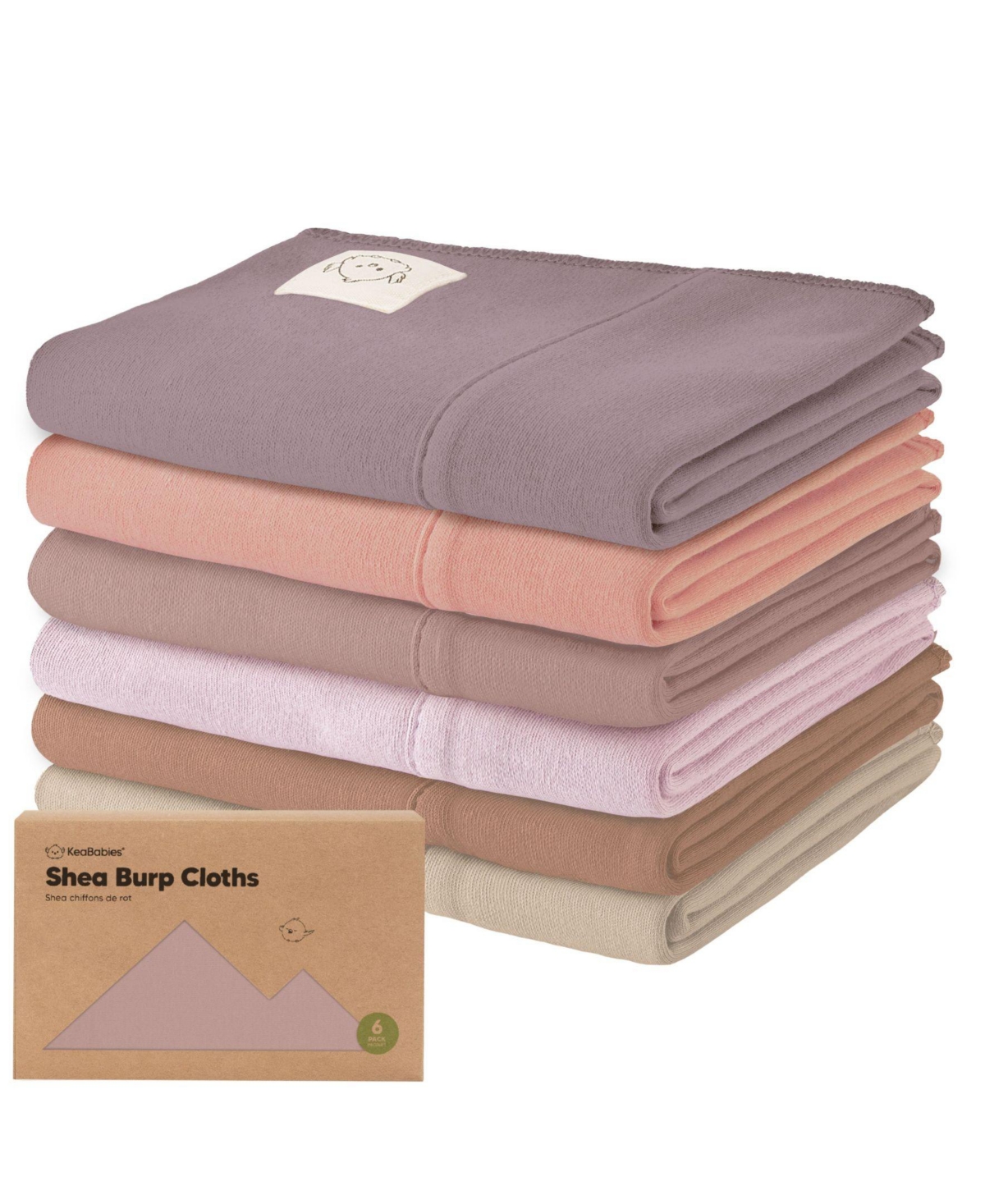 Click here for KeaBabies 6pk Shea Baby Burp Cloths for Baby Boys... prices