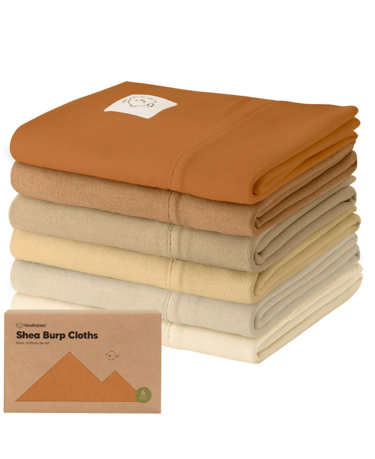 Click here for KeaBabies 6pk Shea Baby Burp Cloths for Baby Boys... prices
