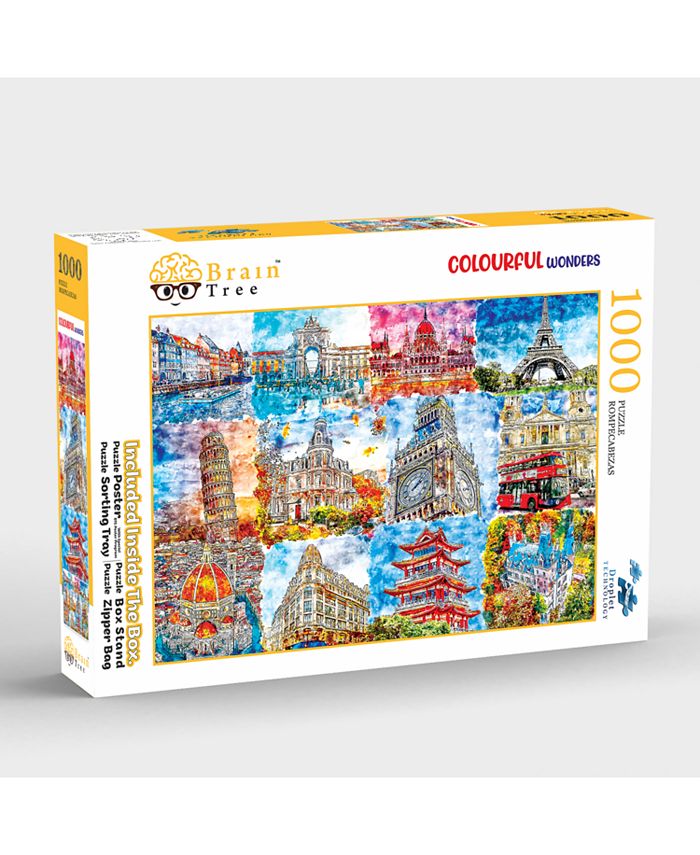 Brain Tree Games Colorful Wonders 1000 Piece Puzzle - Macy's