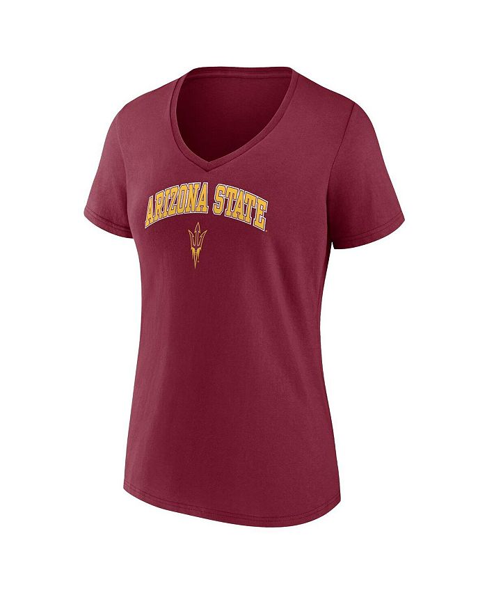 Fanatics Women's Maroon Arizona State Sun Devils Evergreen Campus V ...