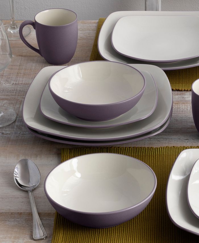Noritake Colorwave Square 16-Pc. Dinnerware Set, Service for 4 - Macy's