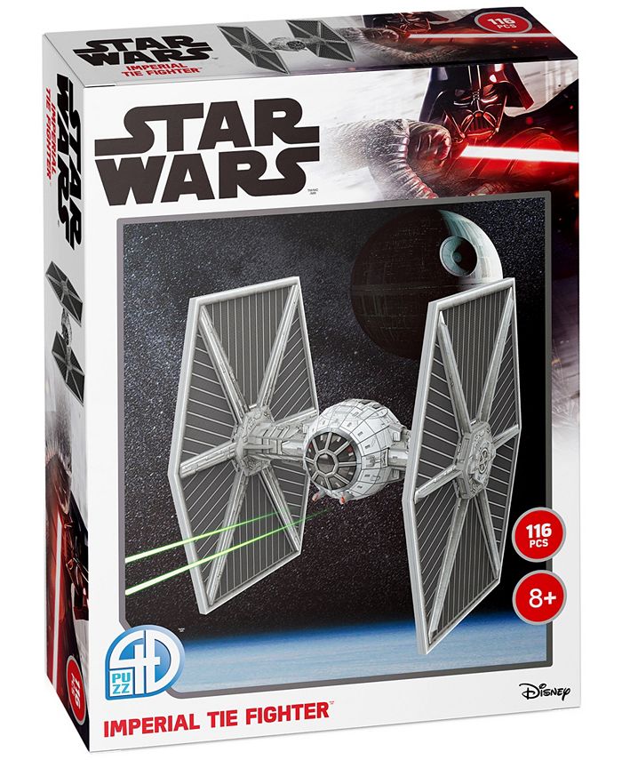 4D Cityscape Star Wars Imperial Tie Fighter Paper Model Kit, 116 Pieces ...