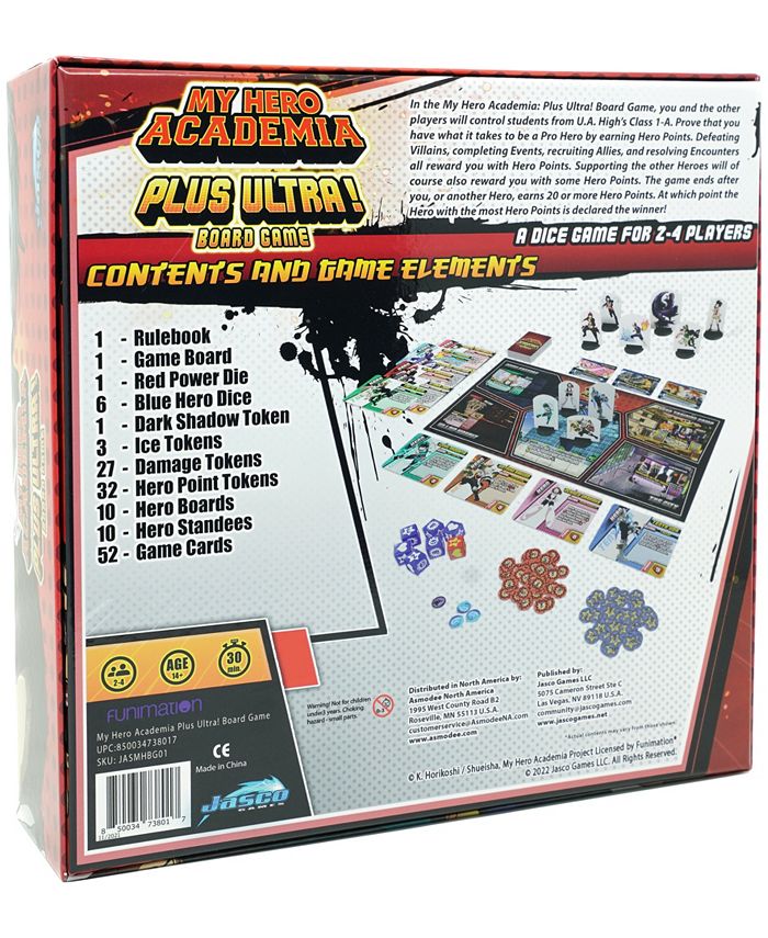 University Games Jasco Games My Hero Academia Plus Ultra Board Game - Macy's