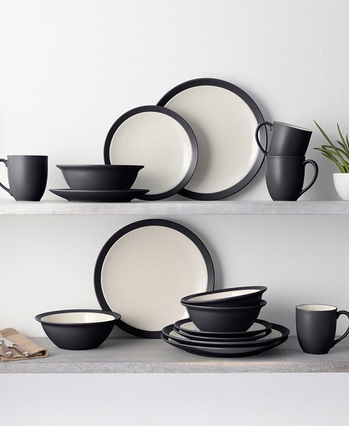 Noritake Colorwave Curve 16-Pc. Dinnerware Set, Service for 4 - Macy's