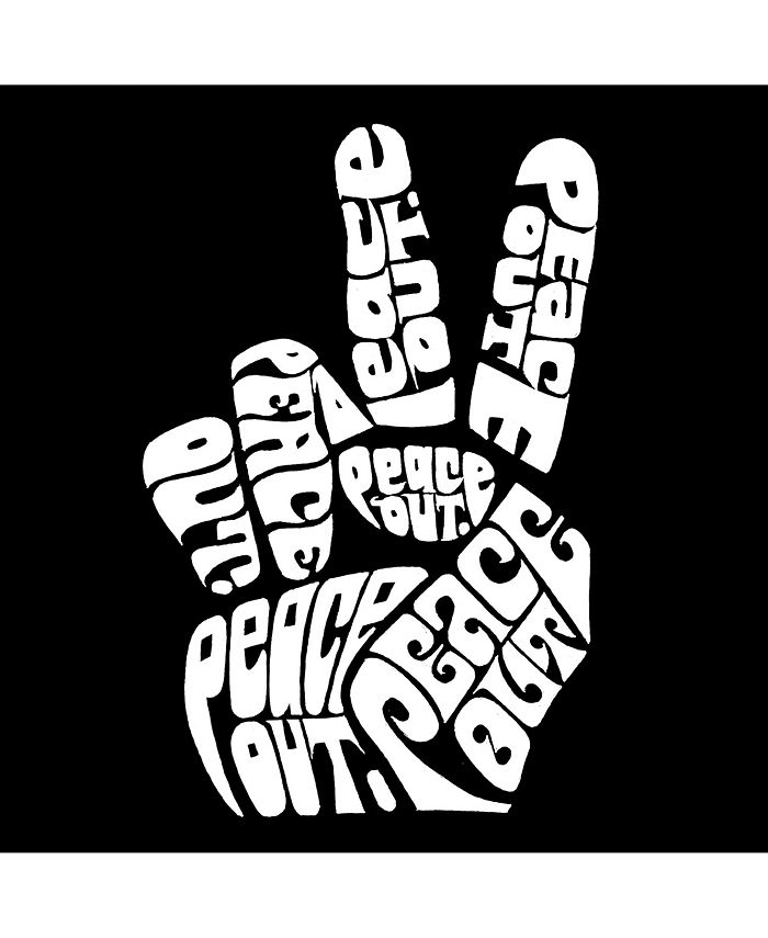 LA Pop Art Boys Word Art T-shirt - Peace Out - Macy's