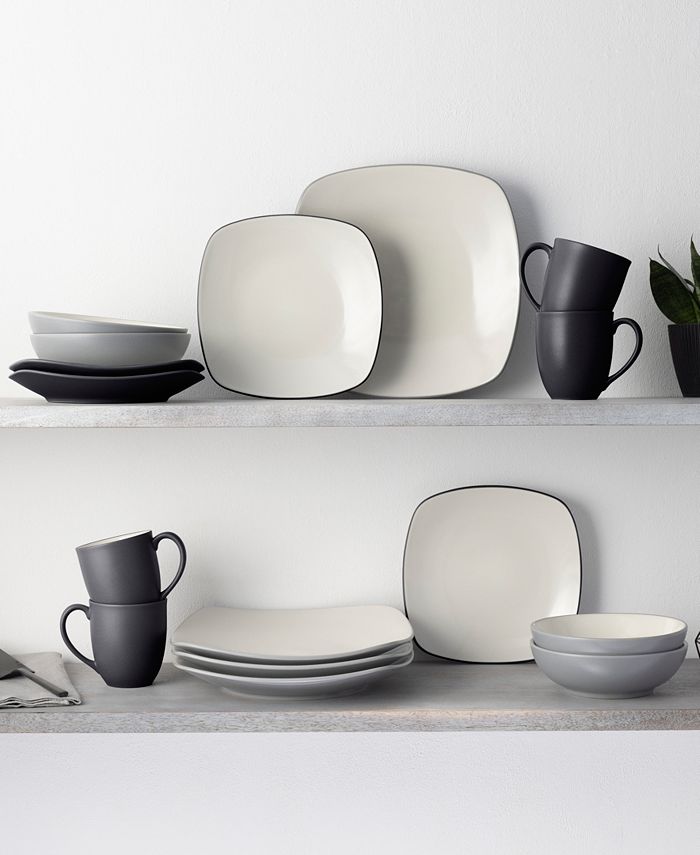 Noritake Colorwave Square Mixed 16 Pc Set, Service for 4 - Macy's