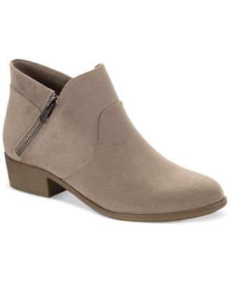 Women's Adelinee Double Zip Ankle Booties, Created for Macy's