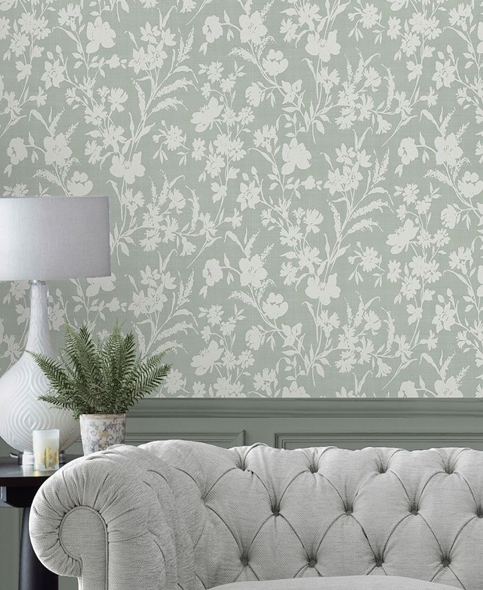Laura Ashley Rye Removable Wallpaper - Macy's