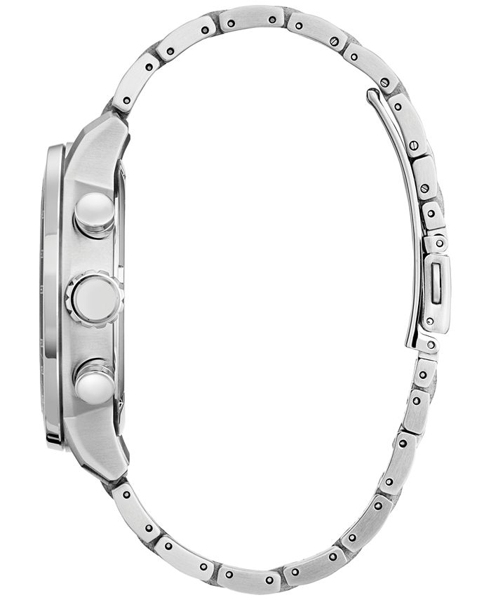 Citizen Eco-Drive Men's Chronograph Weekender Stainless Steel Bracelet ...