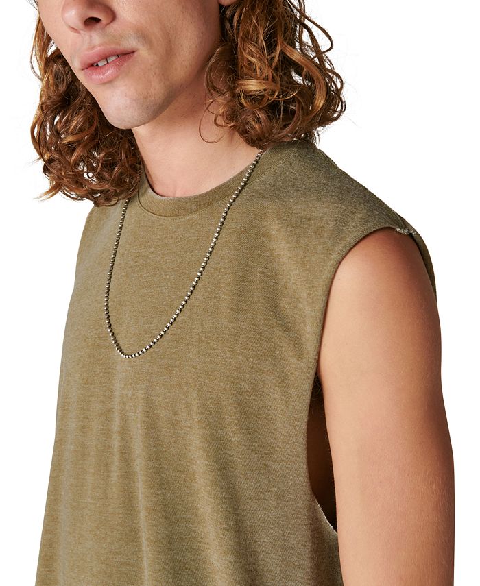 Lucky Brand Men's Venice Burnout Muscle Sleeveless Tank - Macy's