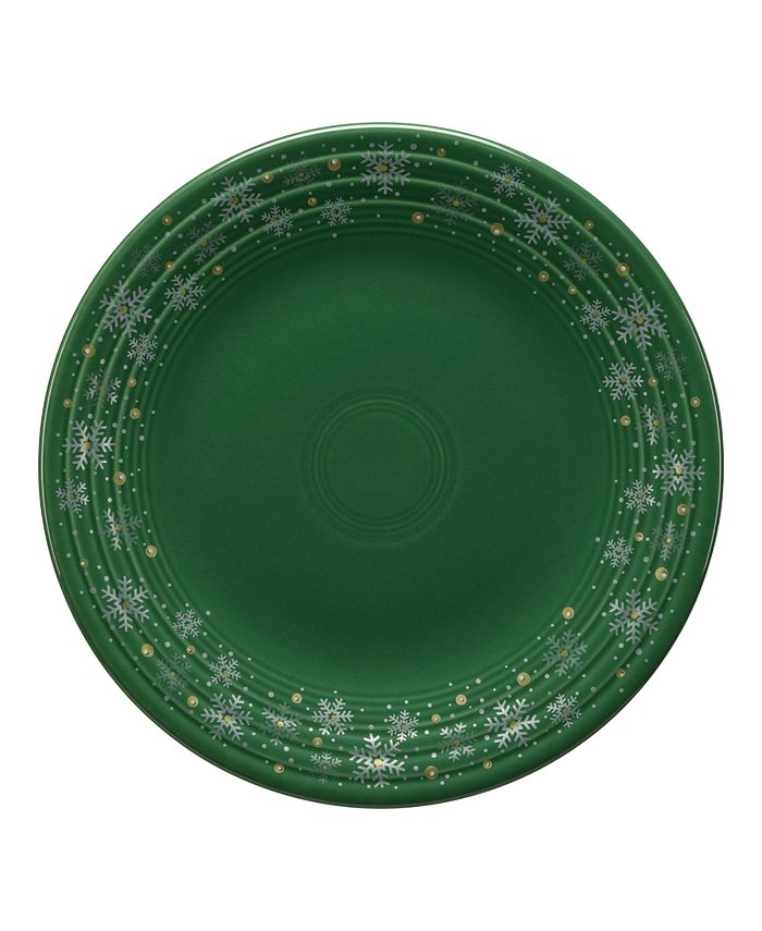 Fiesta Jade Snowflake Luncheon Plate - Macy's