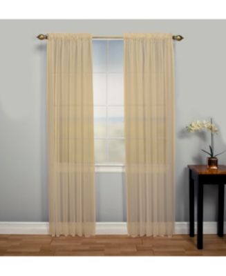 Lucerne 2 Way Pocket Curtain Panel 52"W x 63"L - Macy's