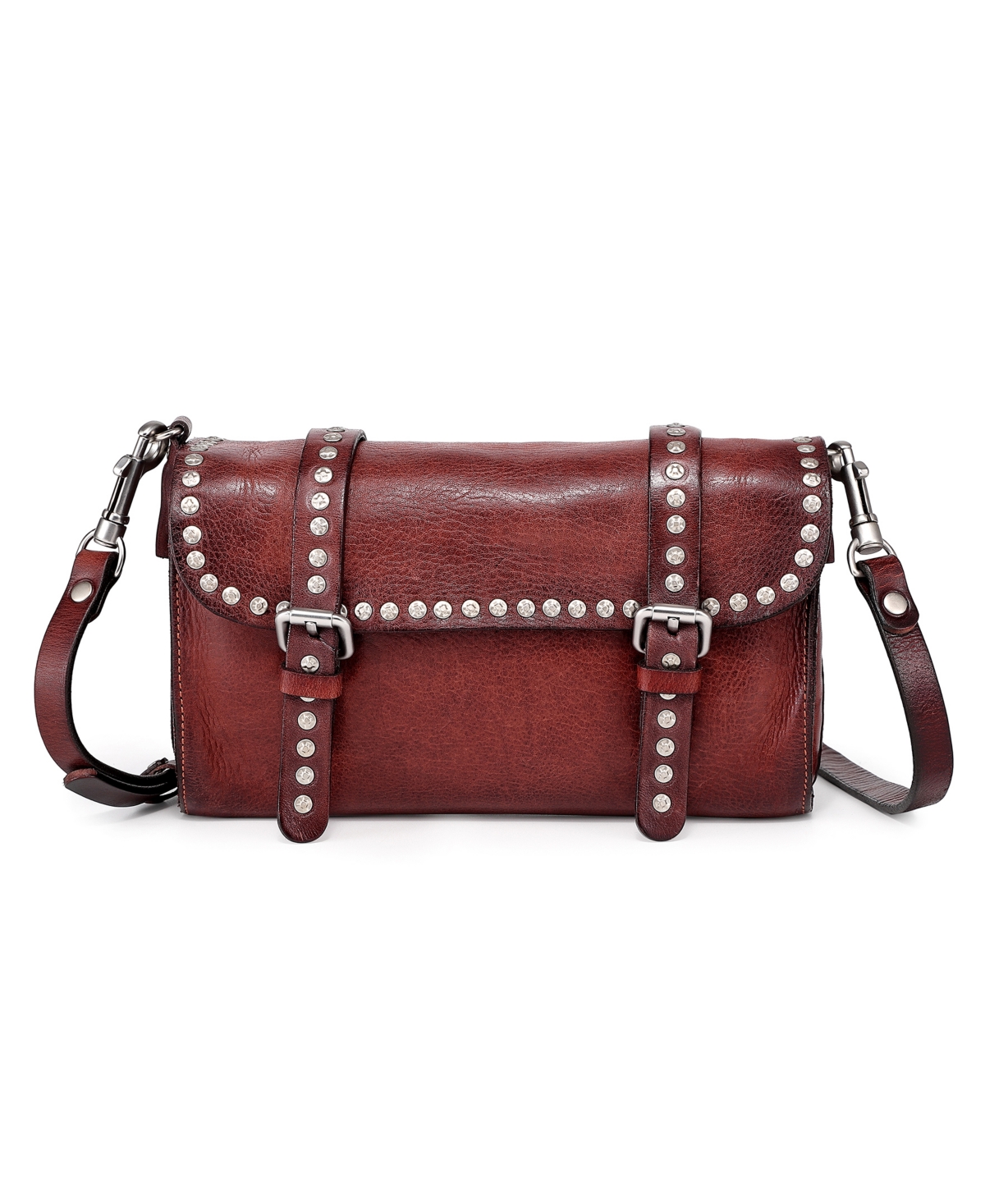 Click here for Old Trend Soul Stud Convertible Crossbody - Brown prices